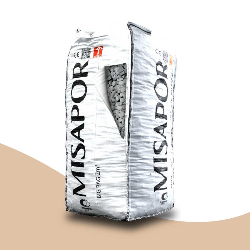 Frostsicheres Unterbaumaterial im Garten: Misapor - Terre Suisse AG